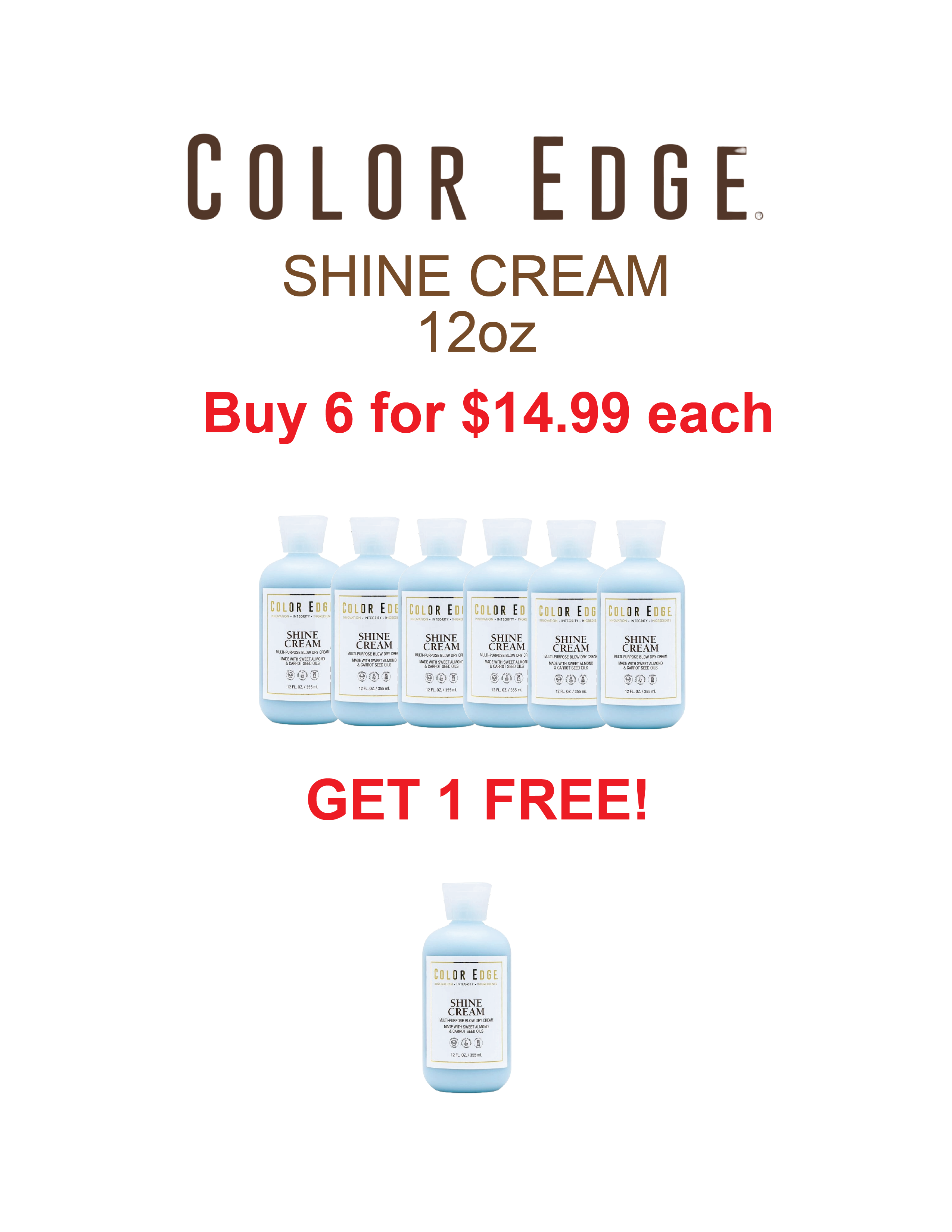 Color Edge Shine Cream 12 oz